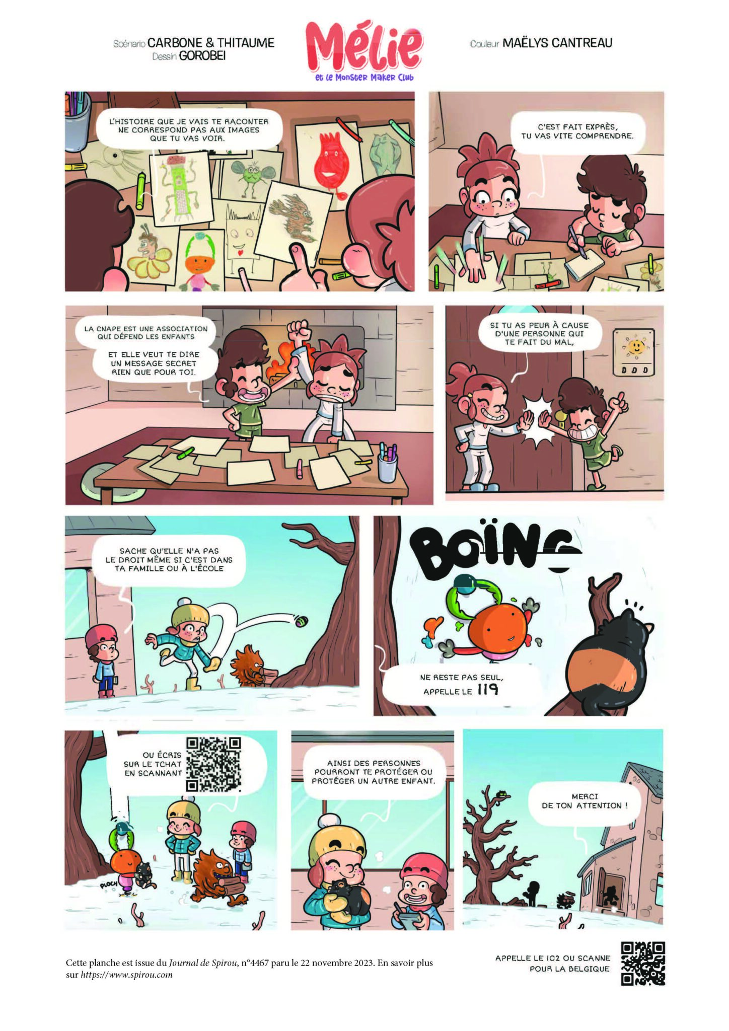 Une bande-dessinée pour sensibiliser les enfants aux violences qui leur ...