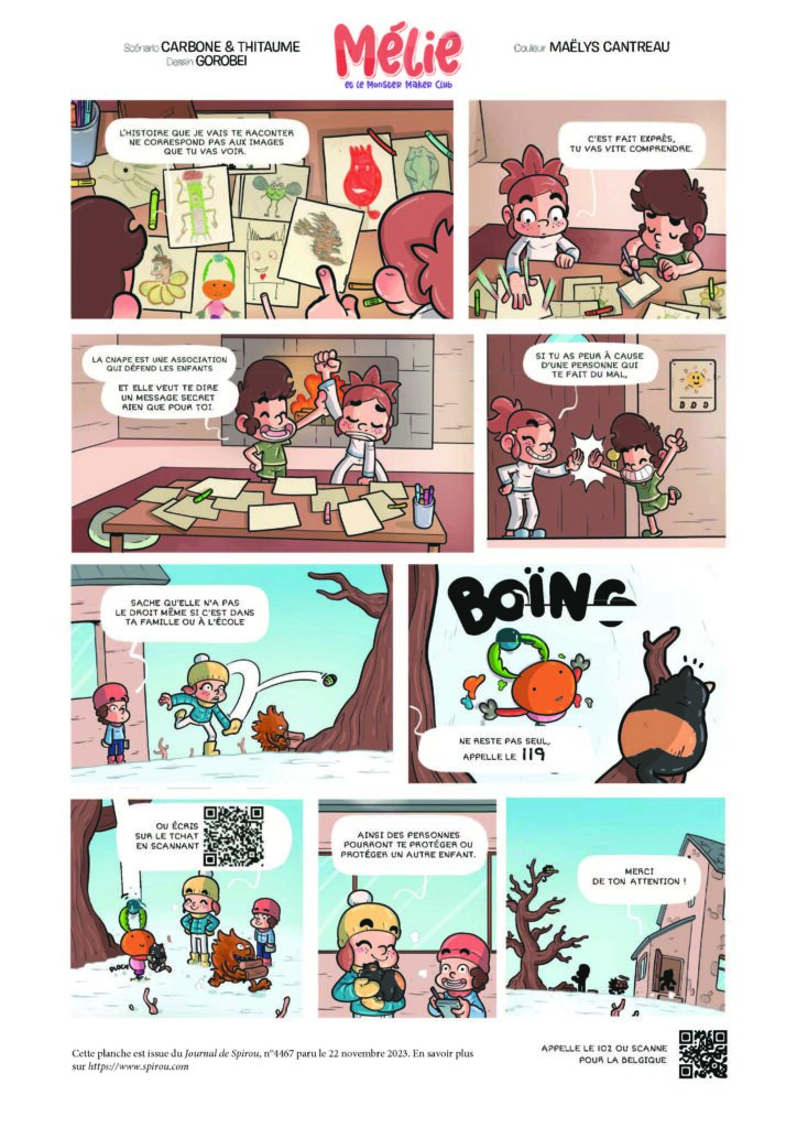 Une bande-dessinée pour sensibiliser les enfants aux violences qui leur ...